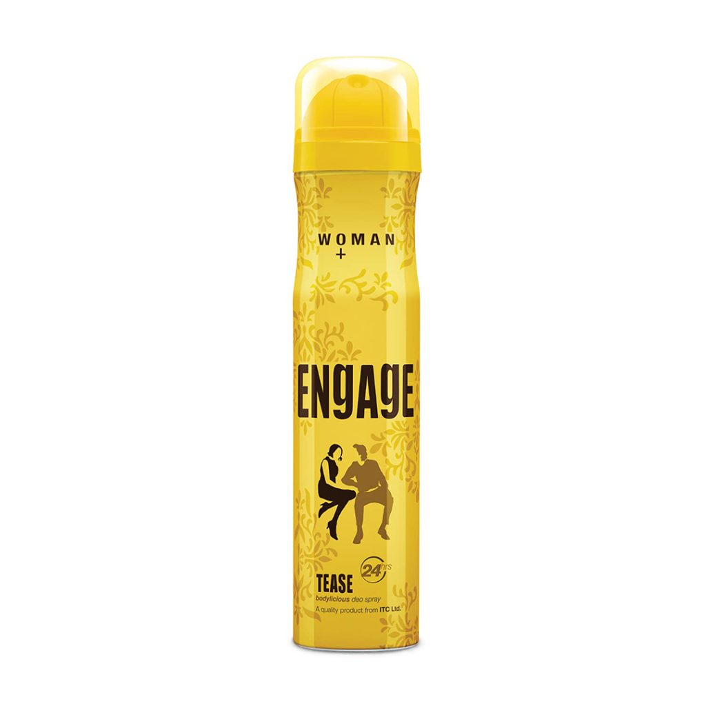 Engage Body Spray Tease (Yellow) 150ml | ModernBeautyBD